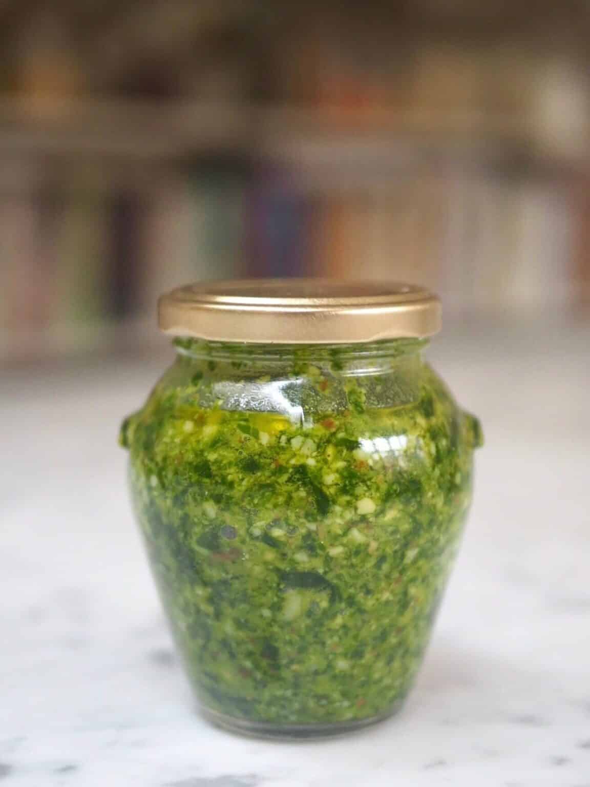 Wild Garlic Pesto - Building Feasts