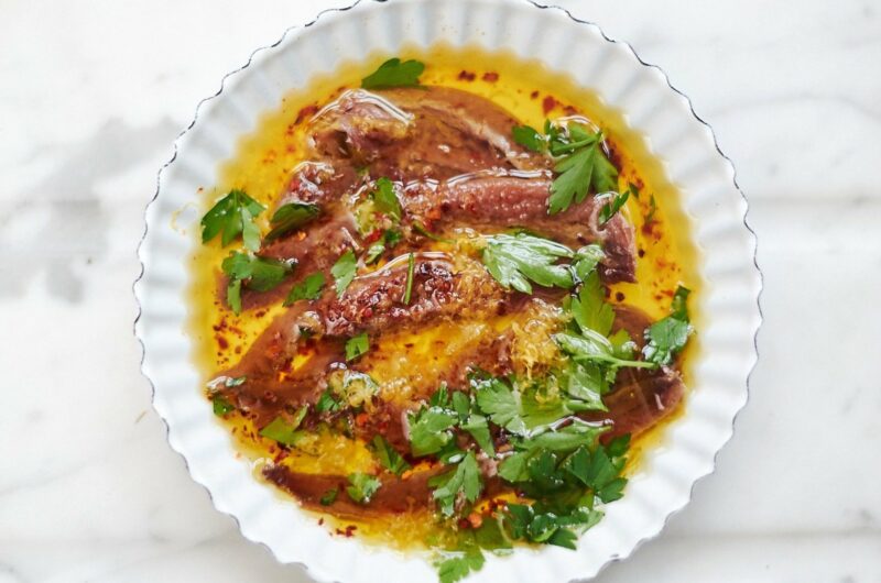 Marinated Anchovies - Building Feasts
