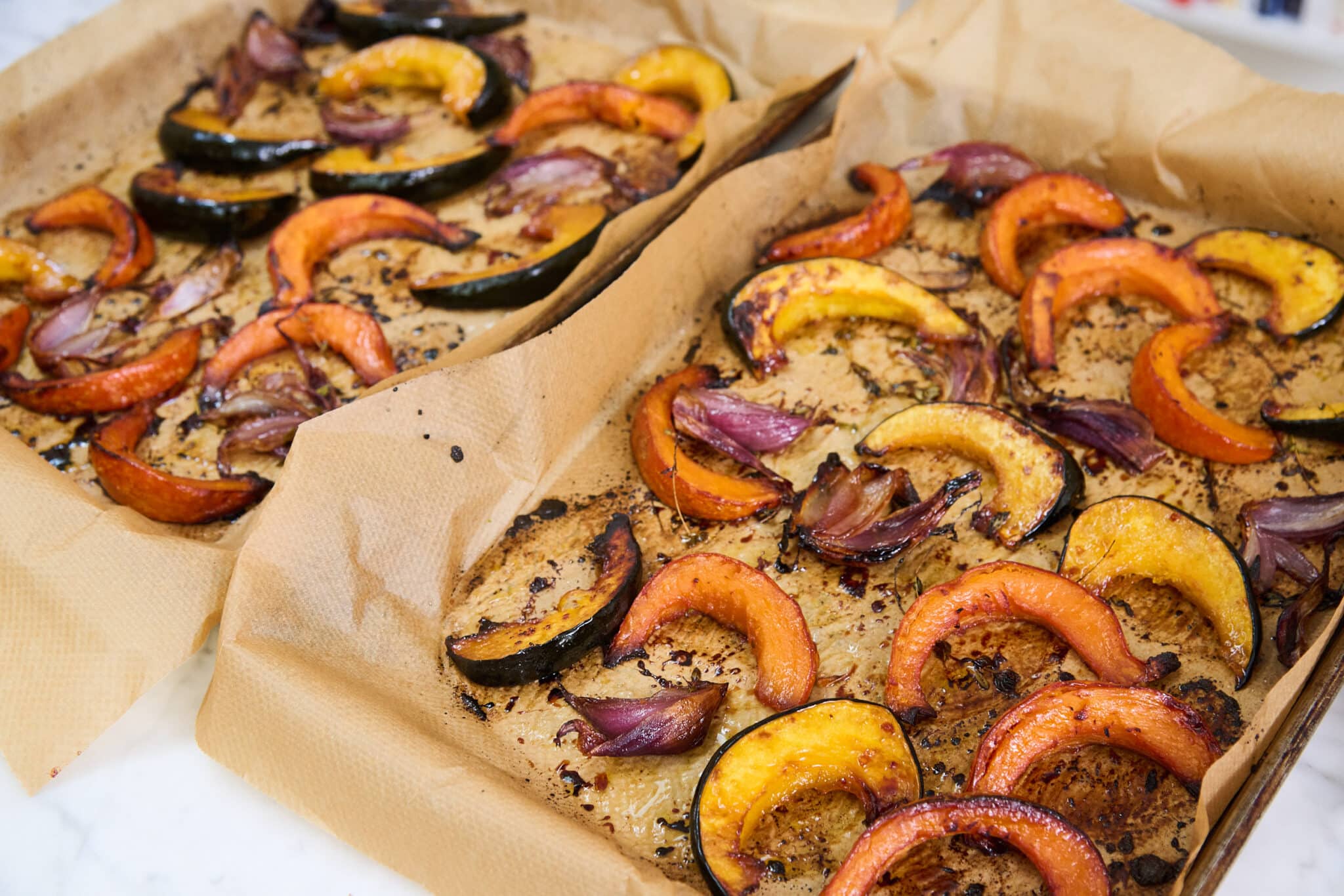 Roasted Pumpkin & Radicchio Salad - Building Feasts