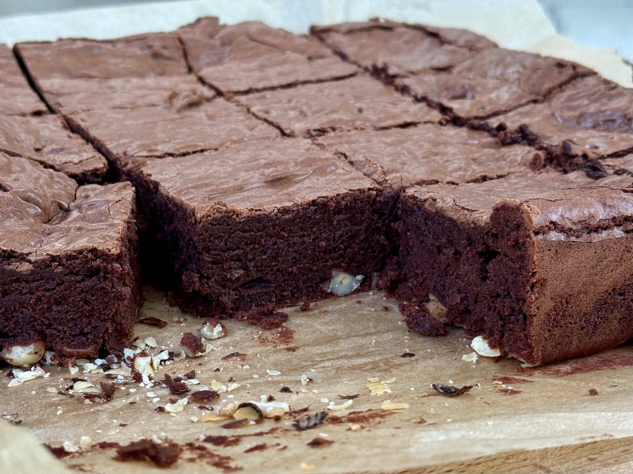 Flourless Espresso Brownies - Building Feasts