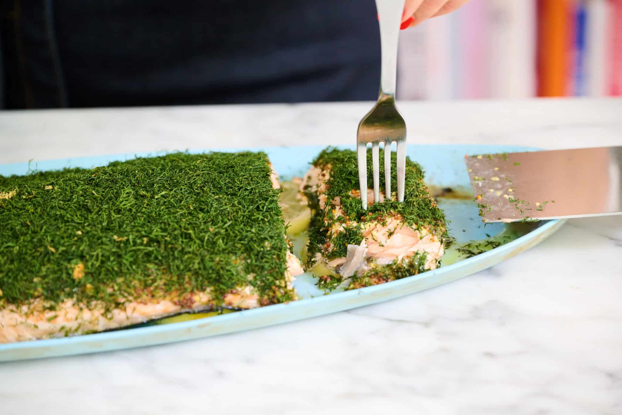Dilled Salmon - Building Feasts