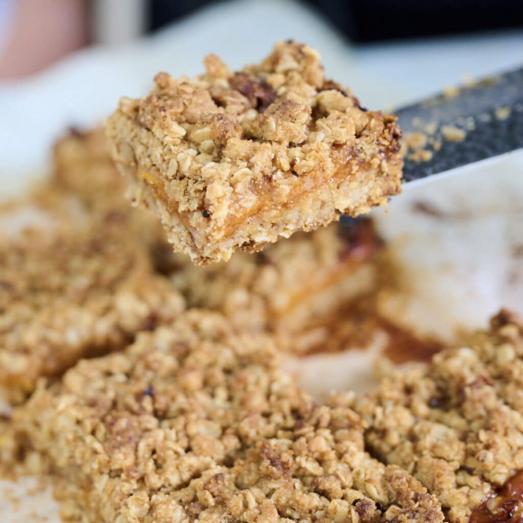 Apricot Crumble Bars - Building Feasts
