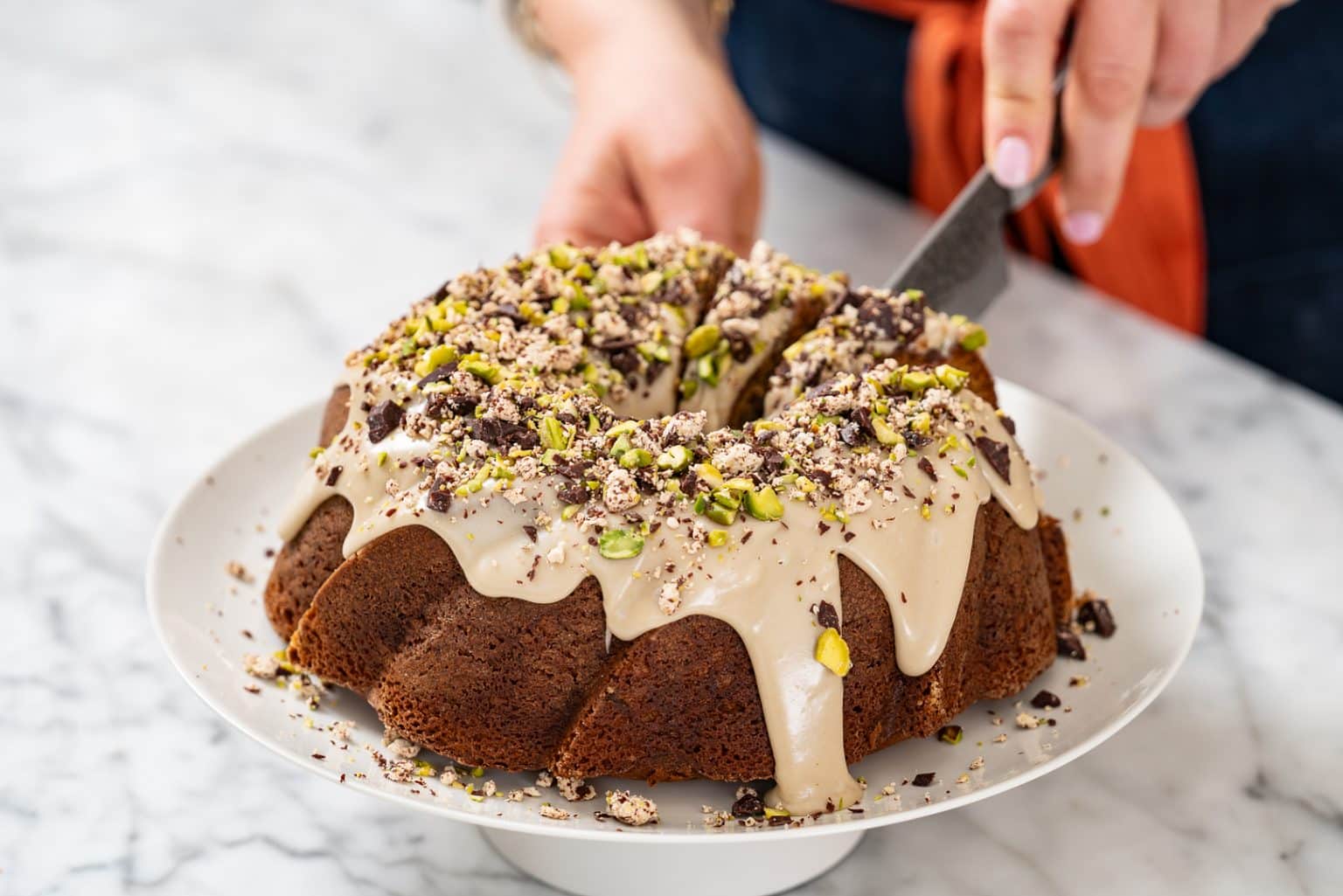 Heavenly Halva Cake from Sesame - Building Feasts